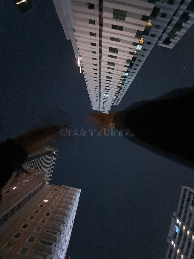 High Rise Building, Hand, Feeling of Giving Up Stock Photo - Image of ...