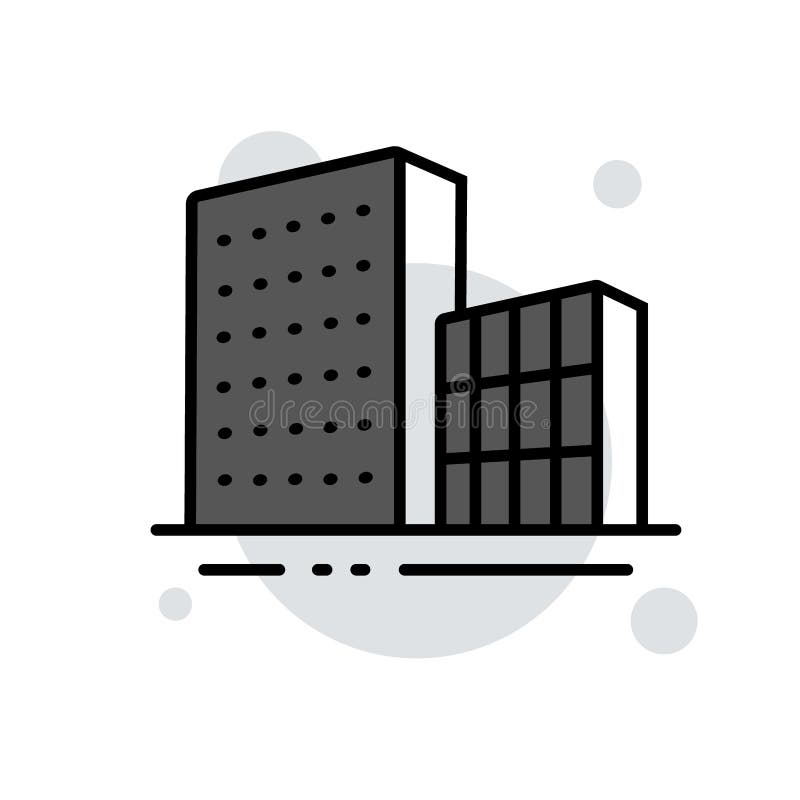 High-rise Building Icon. Logo. Vector Illustration Stock Illustration ...