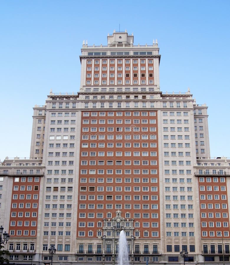 High-rise Building in Madrid,Spain Stock Photo - Image of summer ...