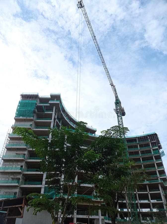 High Rise Building Structure Stock Image - Image of city, metropolis ...