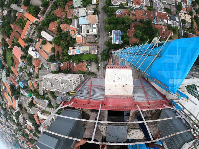 High Rise Building Top View Stock Image - Image of bird, taller: 183708003
