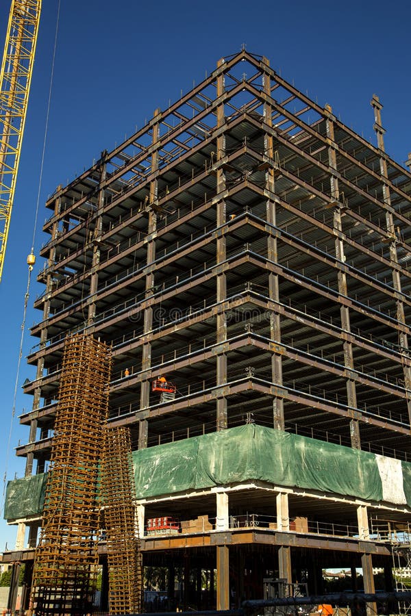 High-rise Building Under Construction Stock Photo - Image of building ...