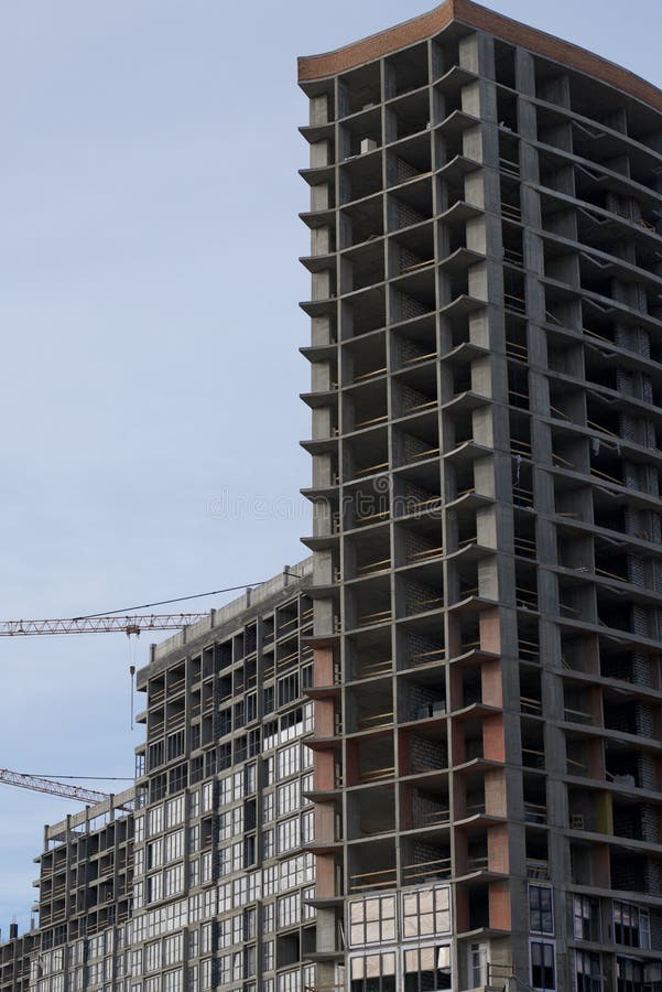 Construction process of concrete high rise building - dyrewa