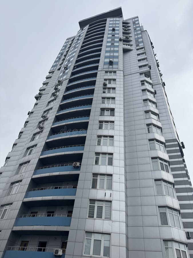 High Rise Building View Below Gloomy Stock Photos - Free & Royalty-Free ...