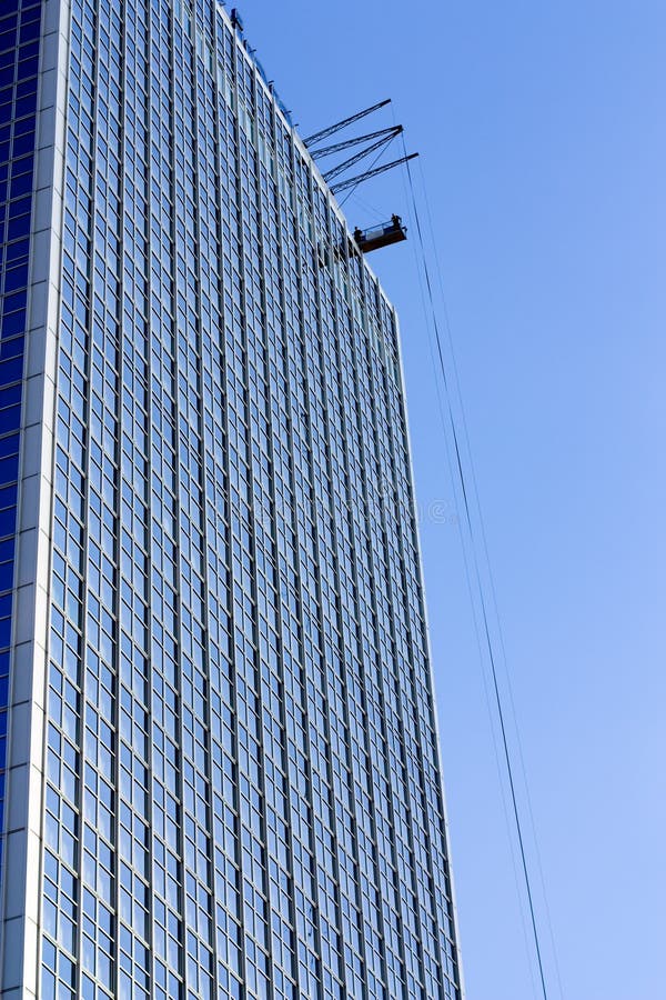 High-rise Building with Window Stock Photo - Image of cleaner, glass ...