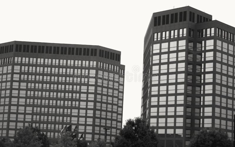 High rise buildings stock photo. Image of escalator, lights - 1205554