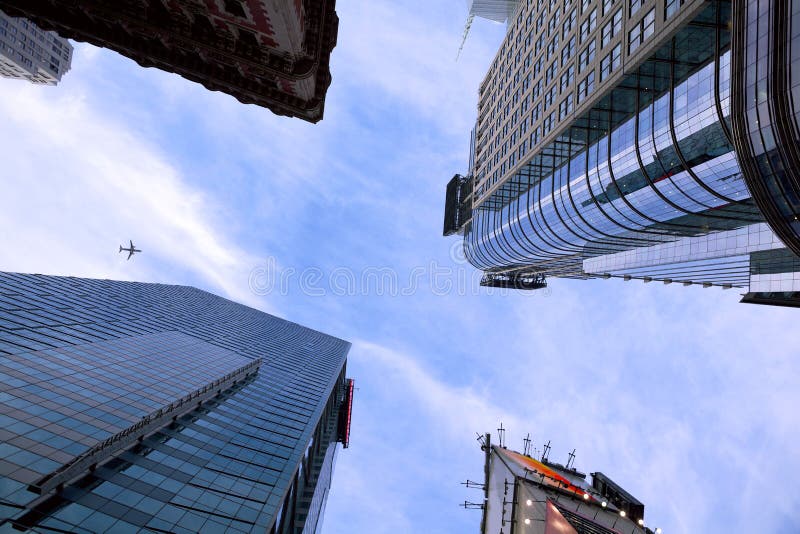 High Rise Buildings stock photo. Image of financial, downtown - 22817852