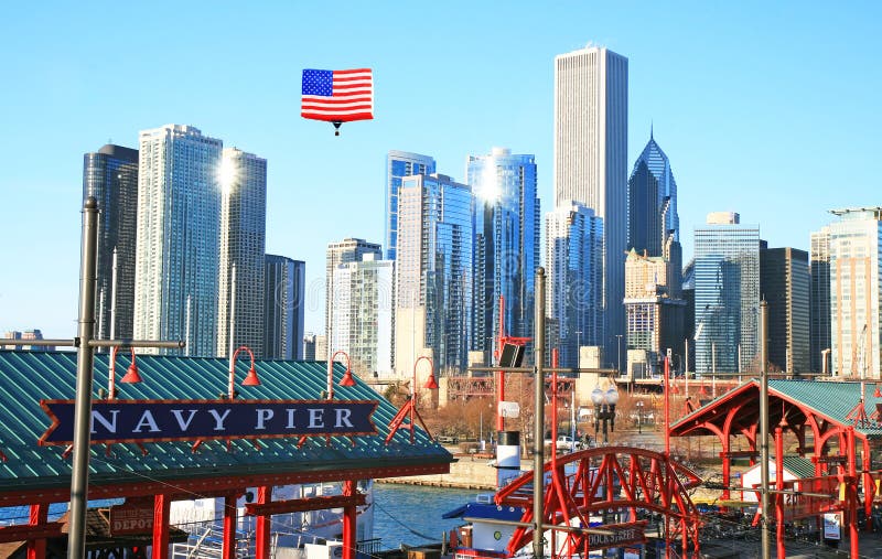 The High-rise Buildings in Chicago Editorial Image - Image of ...