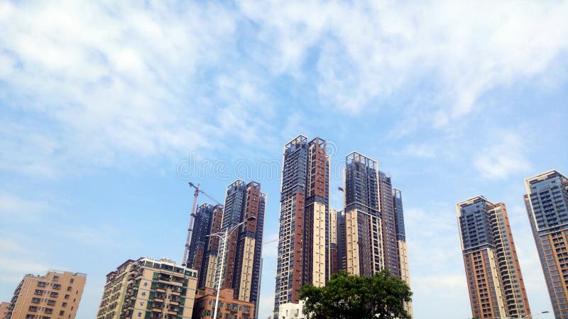 Shenzhen, China: High-rise Buildings in Construction. Editorial Image ...