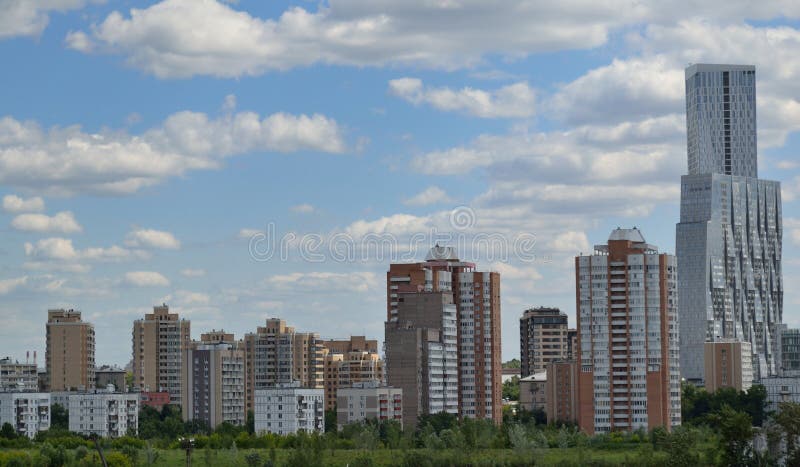 High-rise Buildings in the Metropolis Stock Photo - Image of buildings ...