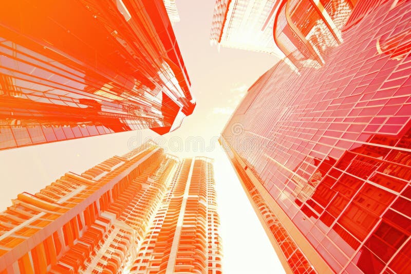 High-rise Buildings in a Metropolitan Area Stock Photo - Image of ...