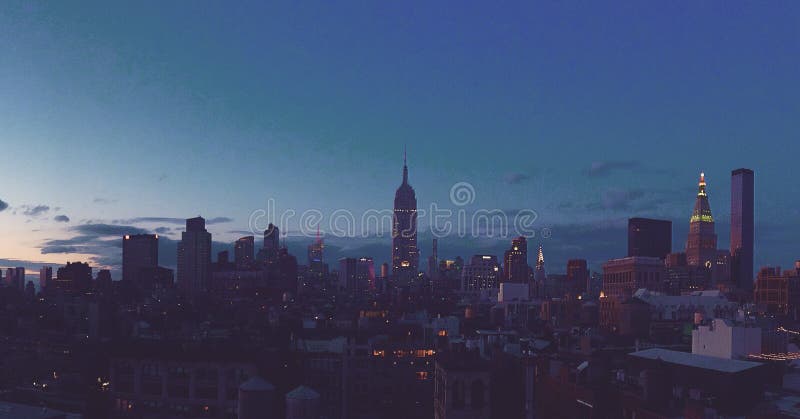 High-rise Buildings At Night Time Picture. Image: 116984526