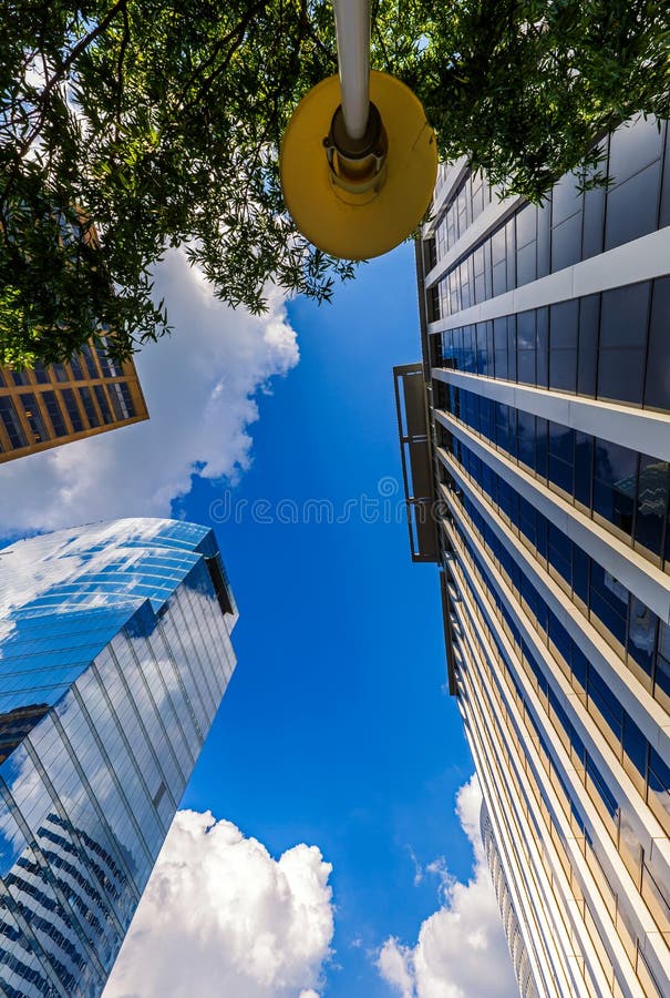High-rise Buildings stock photo. Image of perspective - 97229700