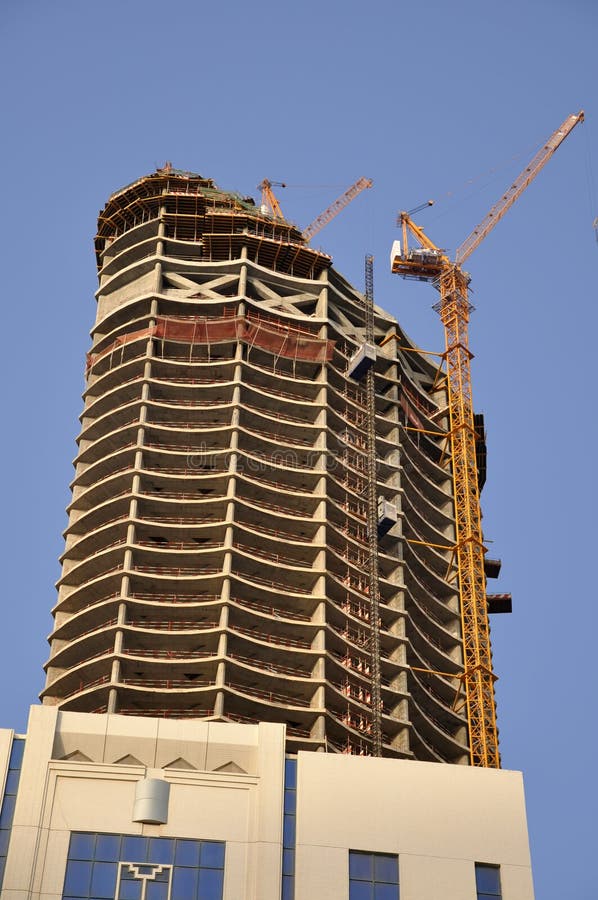 High rise construction stock image. Image of built, contemporary - 13863523