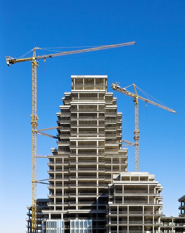 High-rise construction stock photo. Image of bright, mass - 19068128