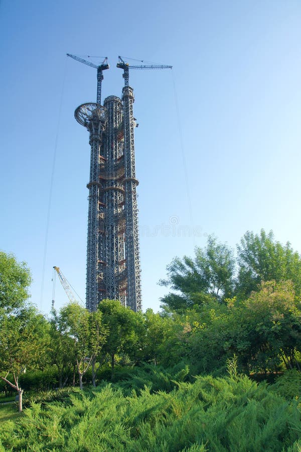 High-rise construction stock photo. Image of construction - 25009808
