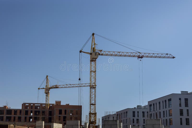 High Rise Construction Work Under Construction High-rise Building Stock ...