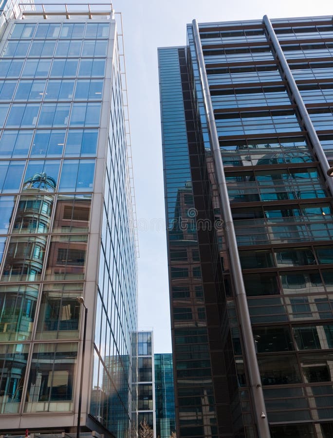 High Rise Corporate Office Buildings. Stock Photo - Image of banking ...