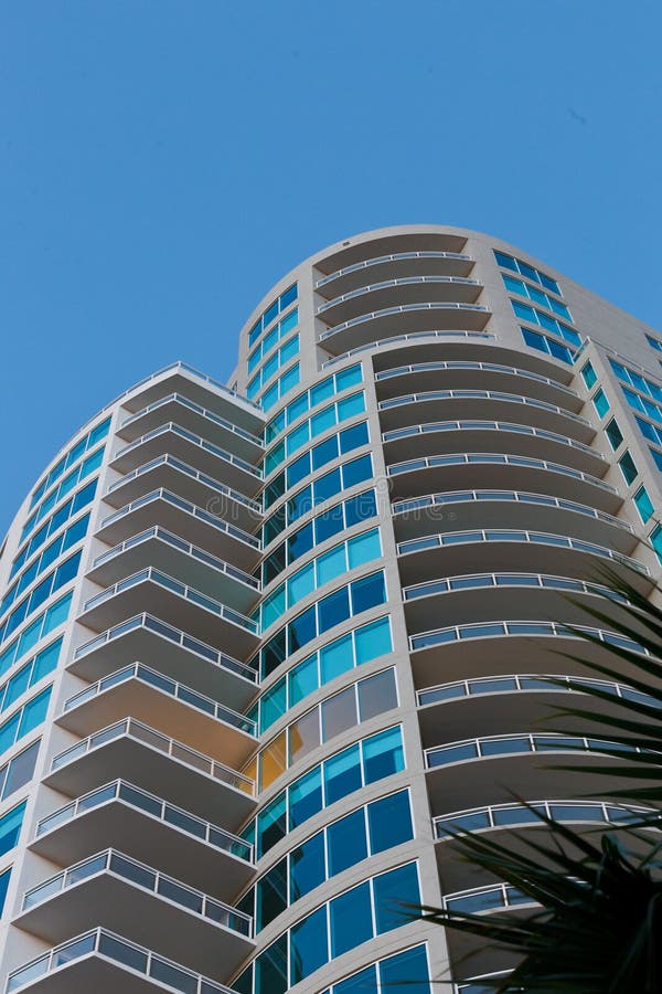 High rise living. stock image. Image of home, city, florida - 19694037