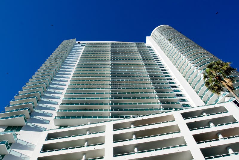 High Rise Miami Building stock image. Image of miami, district - 7138167
