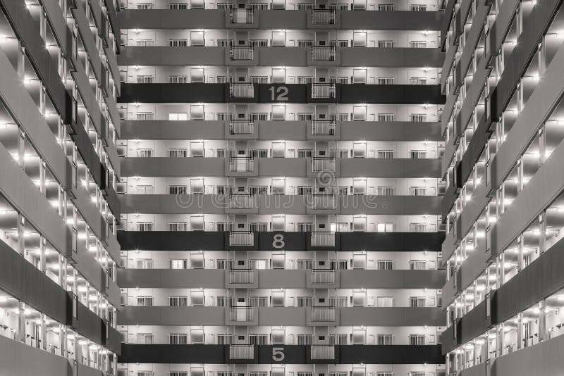 High Rise Modern Building Pattern Stock Image - Image of urban, real ...