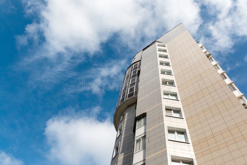 High-rise Multi-storey Building Stock Image - Image of business, real ...