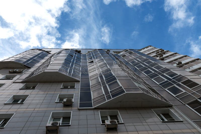 High-rise Multi-storey Building Stock Image - Image of home, exterior ...