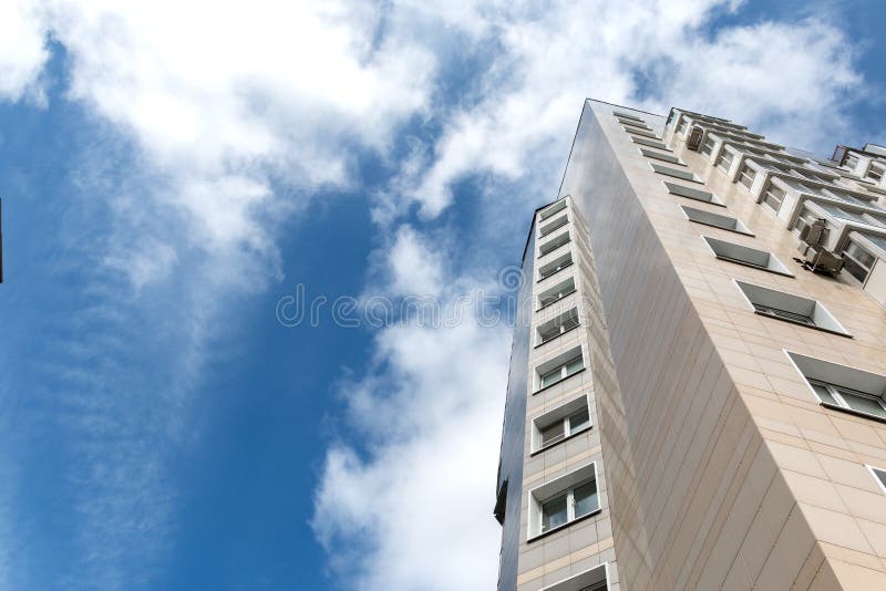 High-rise Multi-storey Building Stock Photo - Image of blue, high ...