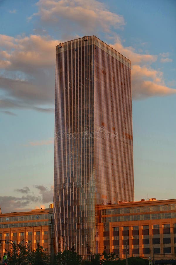 High-rise Office Building Against the Sky Stock Image - Image of ...