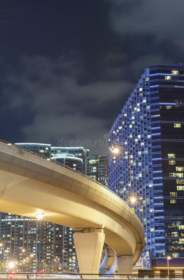 High Rise Office Building and Highway Stock Photo - Image of ...