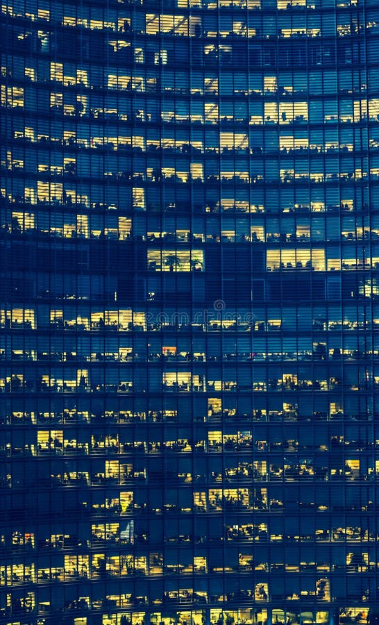 High Rise Office Building stock photo. Image of lights - 38822636