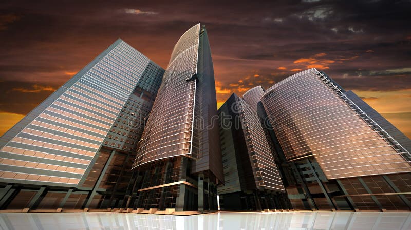 High Rise Office Buildings Picture. Image: 84964765