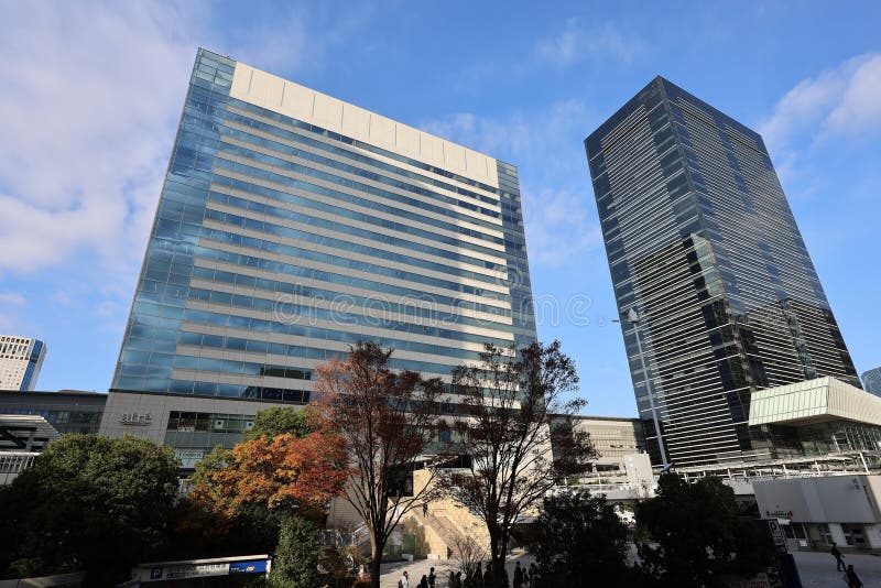 A High Rise Office Buildings Under a Clear Sky, Tokyo Dec 5 2024 ...