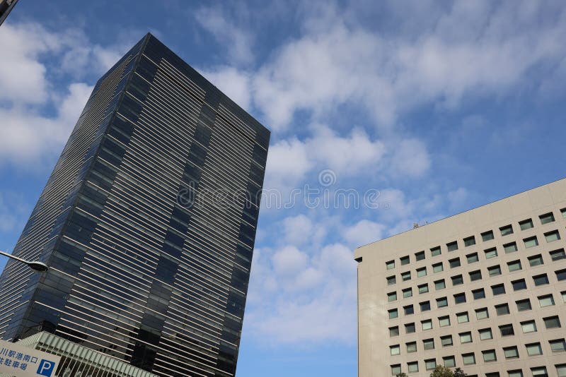 High Rise Office Buildings Under a Clear Sky, Tokyo Dec 5 2024 ...