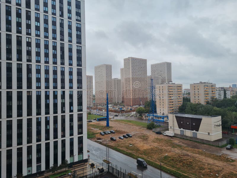 High-rise Residential Building. Modern Architecture Stock Image - Image ...