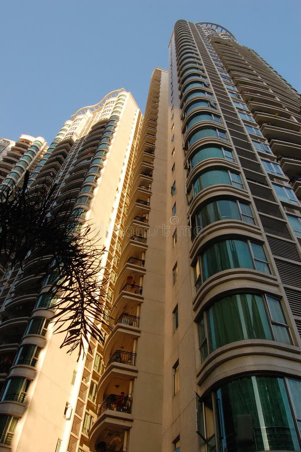 High Rise Residential Buildings Stock Image - Image of modern ...