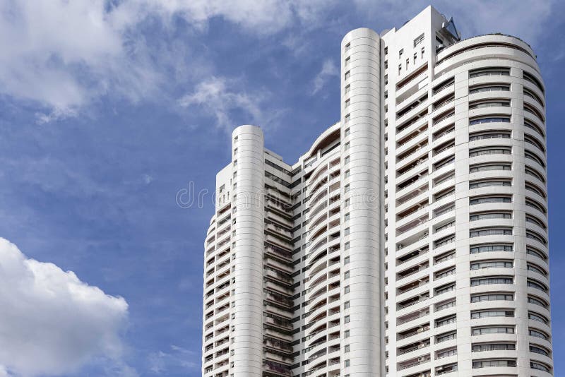 High Rise Residential Buildings and Sky Editorial Stock Photo - Image ...