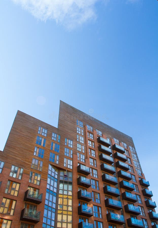 High Rise Residential Skyscraper Stock Photo - Image of investment ...