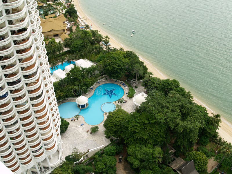 High Rise Seaside Condo stock photo. Image of shoreline - 23834264