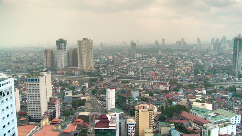 High Rises in Manila, Philippines Stock Footage - Video of high, rise ...