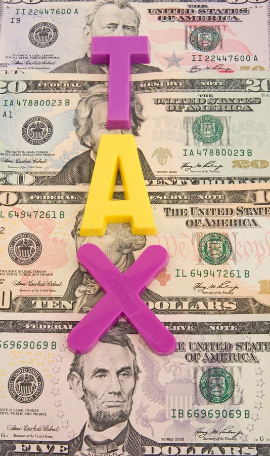 High and rising taxes. stock image. Image of mandatory - 17685551
