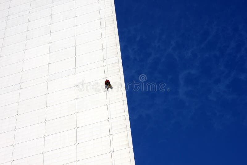 High risk cleaning stock image. Image of construction - 22842115
