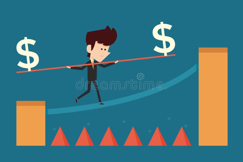 High risk high return stock vector. Illustration of marketing - 44924211