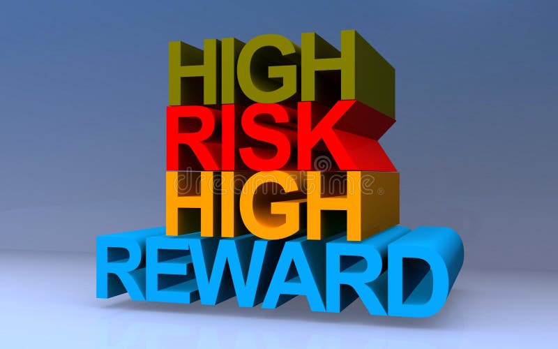 Reward risk safe dice stock illustration. Illustration of management ...