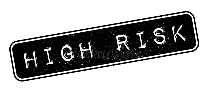 High Risk rubber stamp stock illustration. Illustration of graphic ...