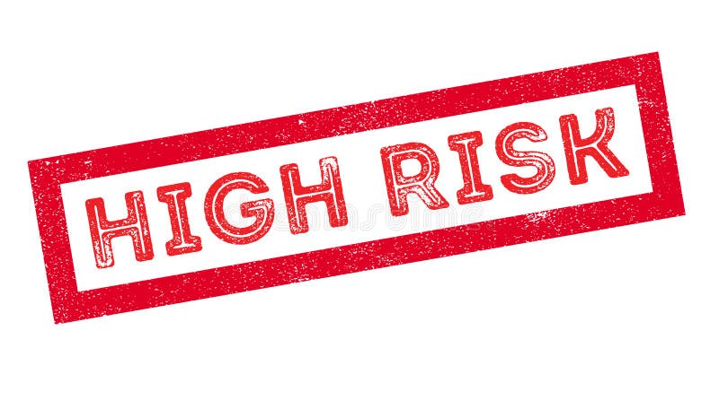 High Risk rubber stamp stock illustration. Illustration of help - 85485626