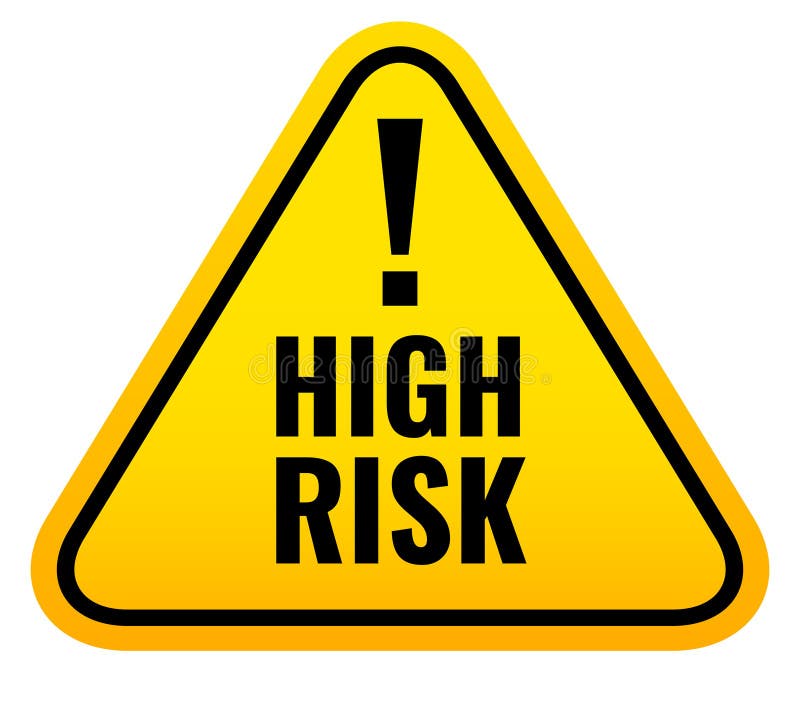 Unsafe Area Warning Sign, Falling Rocks Danger Stock Vector ...