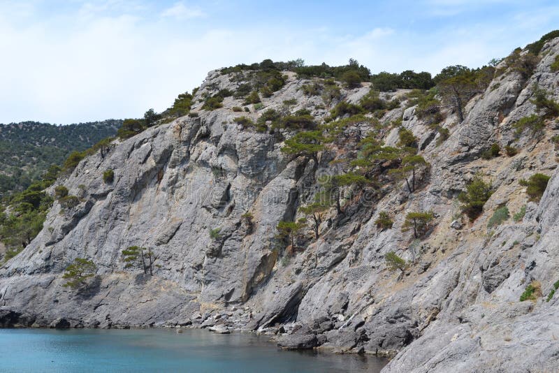 High rocks stock photo. Image of ashore, water, summer - 86305296