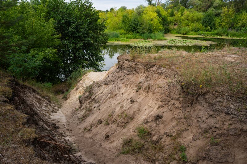 Steep High Sandy Ravine Stock Photos - Free & Royalty-Free Stock Photos ...