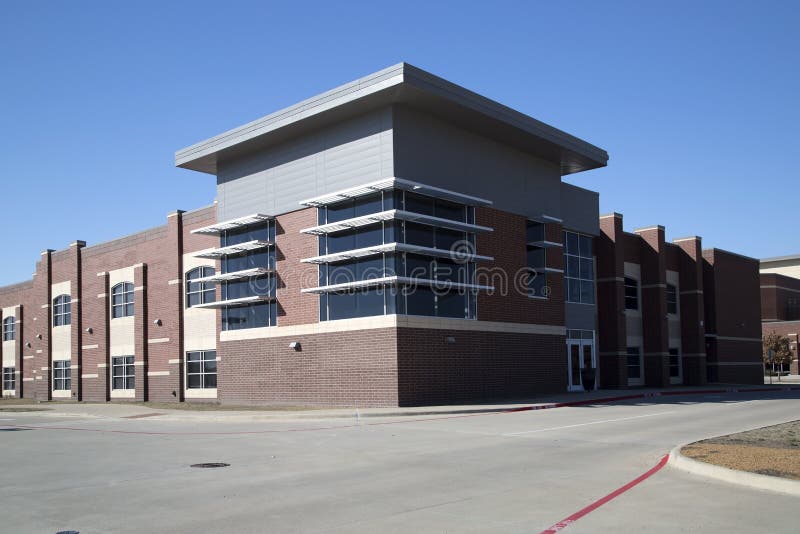 Modern High School Building Plan